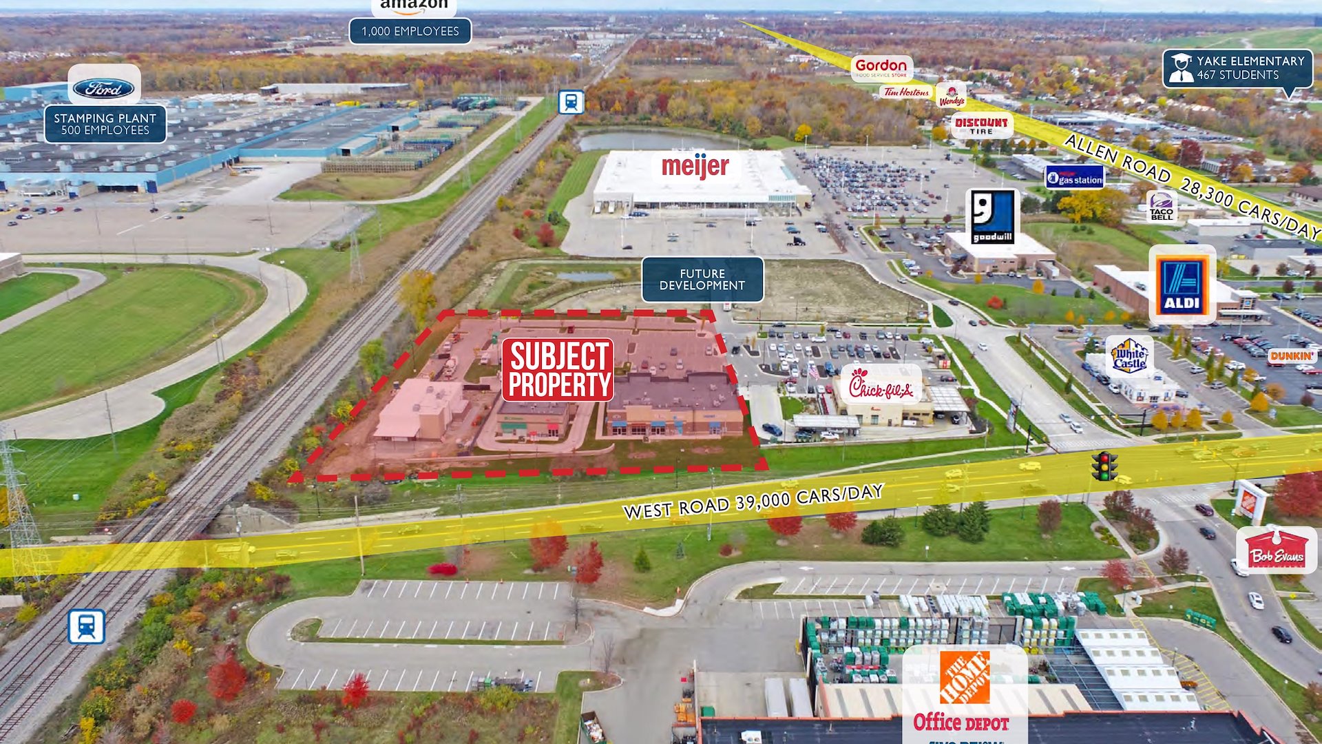 New First Watch & Aspen Dental Strip Center/Woodhaven (Detroit MSA ...