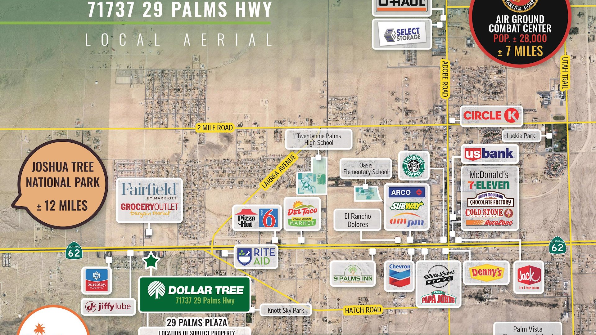 Marine Corps 29 Palms Map