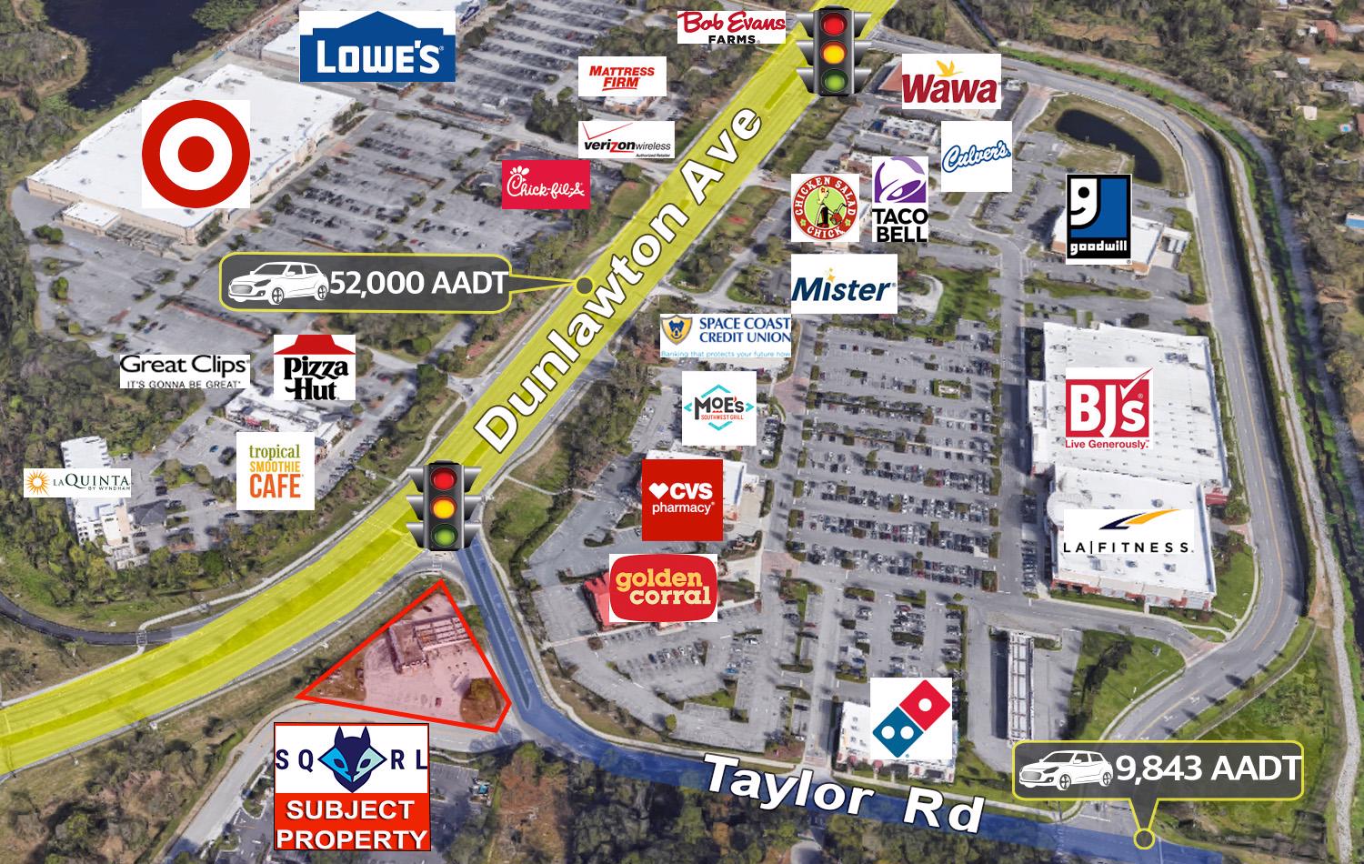 Sqrl Service Station 20 Year Nnn Lease 2 Annual Bumps Port Orange Florida