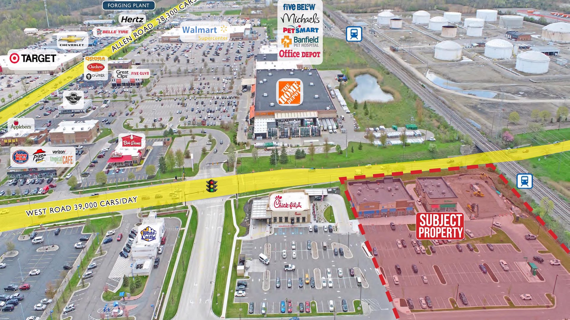 New First Watch & Aspen Dental Strip Center/Woodhaven (Detroit MSA ...