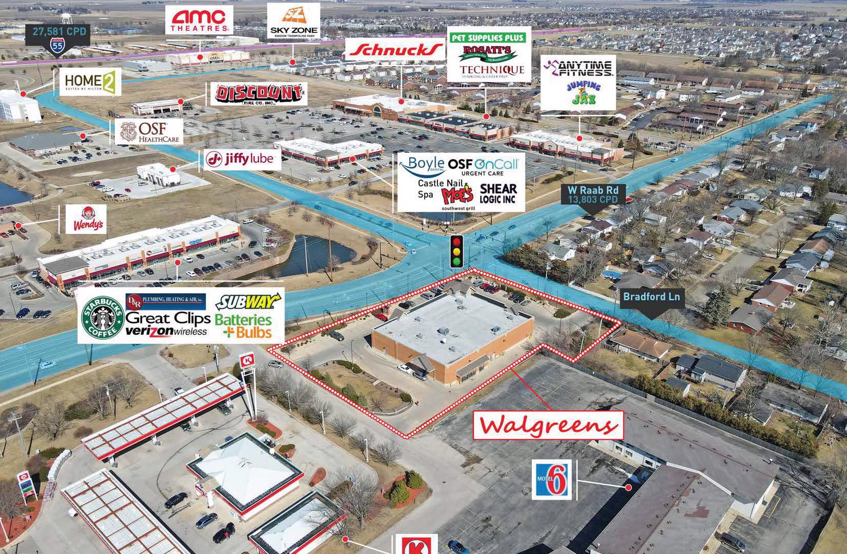 Walgreens | 4 Locations | Must be Purchased as a Portfolio/Normal, Illinois