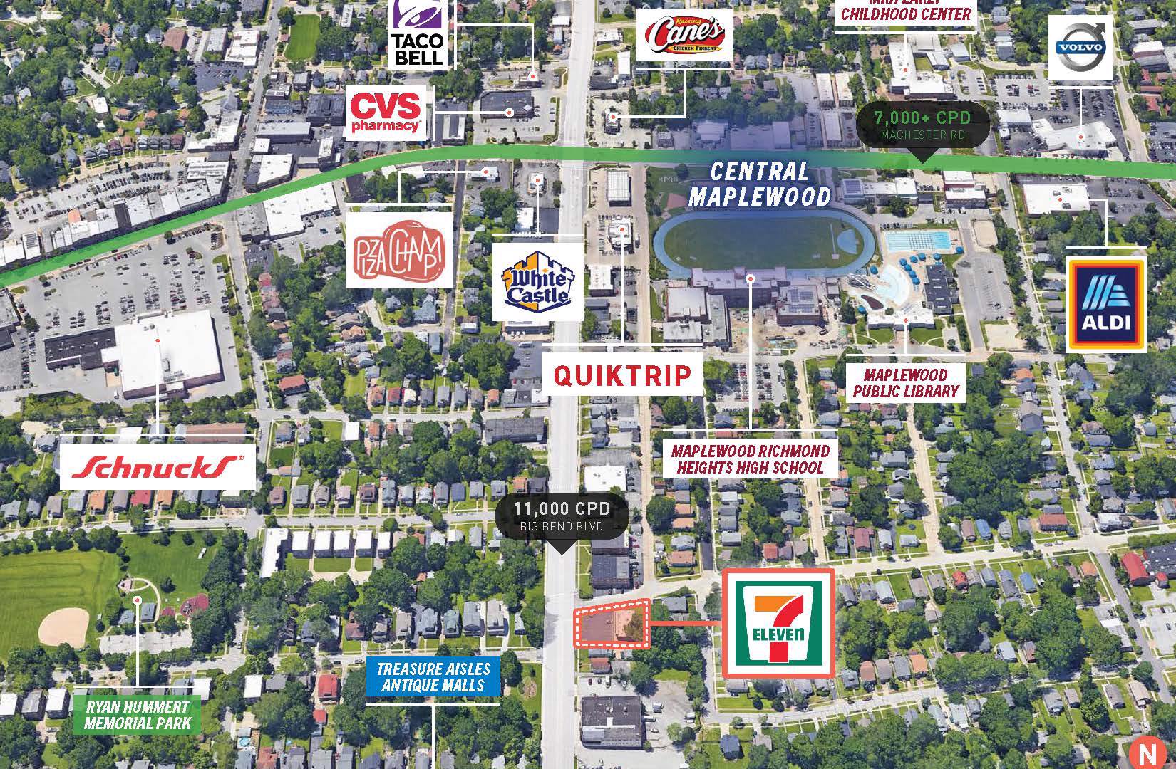 7-Eleven (Dark/Vacant)/Maplewood, Missouri