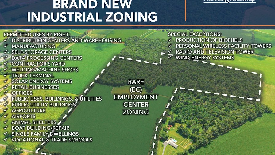 69 Acres | Brand New Industrial Zoning | Dist. Ctr, Warehs, Self-Strg ...