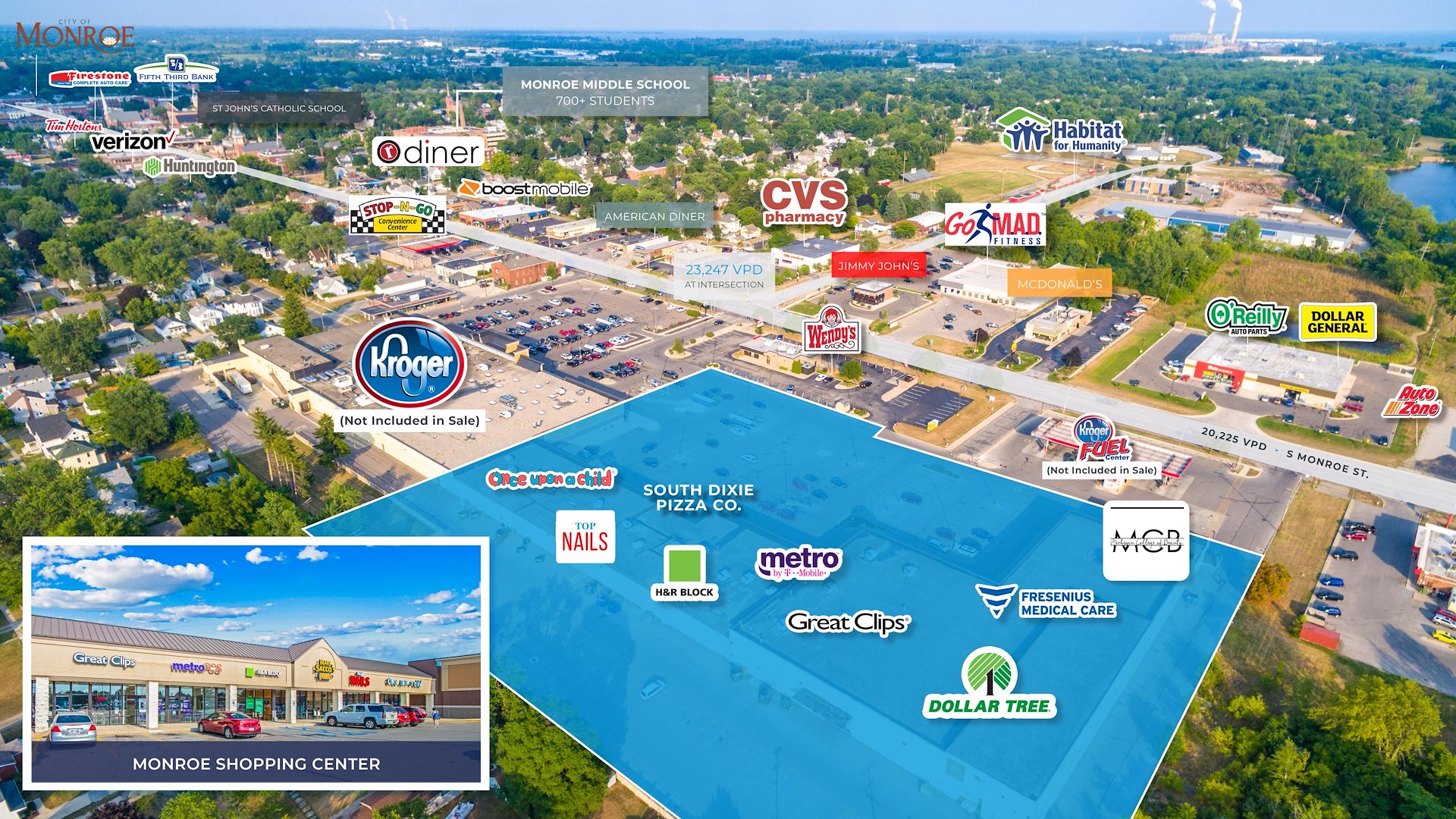 Monroe Shopping Center/Monroe, Michigan