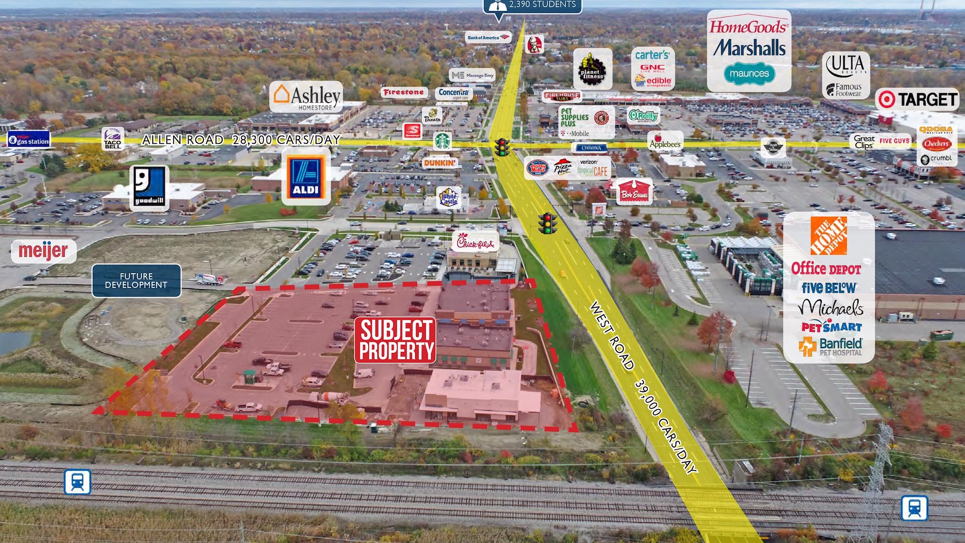 New First Watch & Aspen Dental Strip Center/Woodhaven (Detroit MSA ...